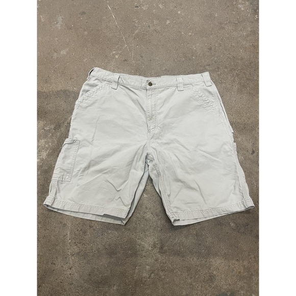 Carhartt | Shorts | Carhartt Shorts Mens 4 Tan B47 Original Fit Canvas ...